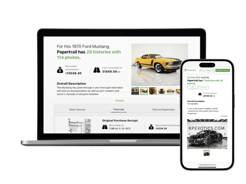 Papertrail - Vehicle Recordkeeping Made Simple.