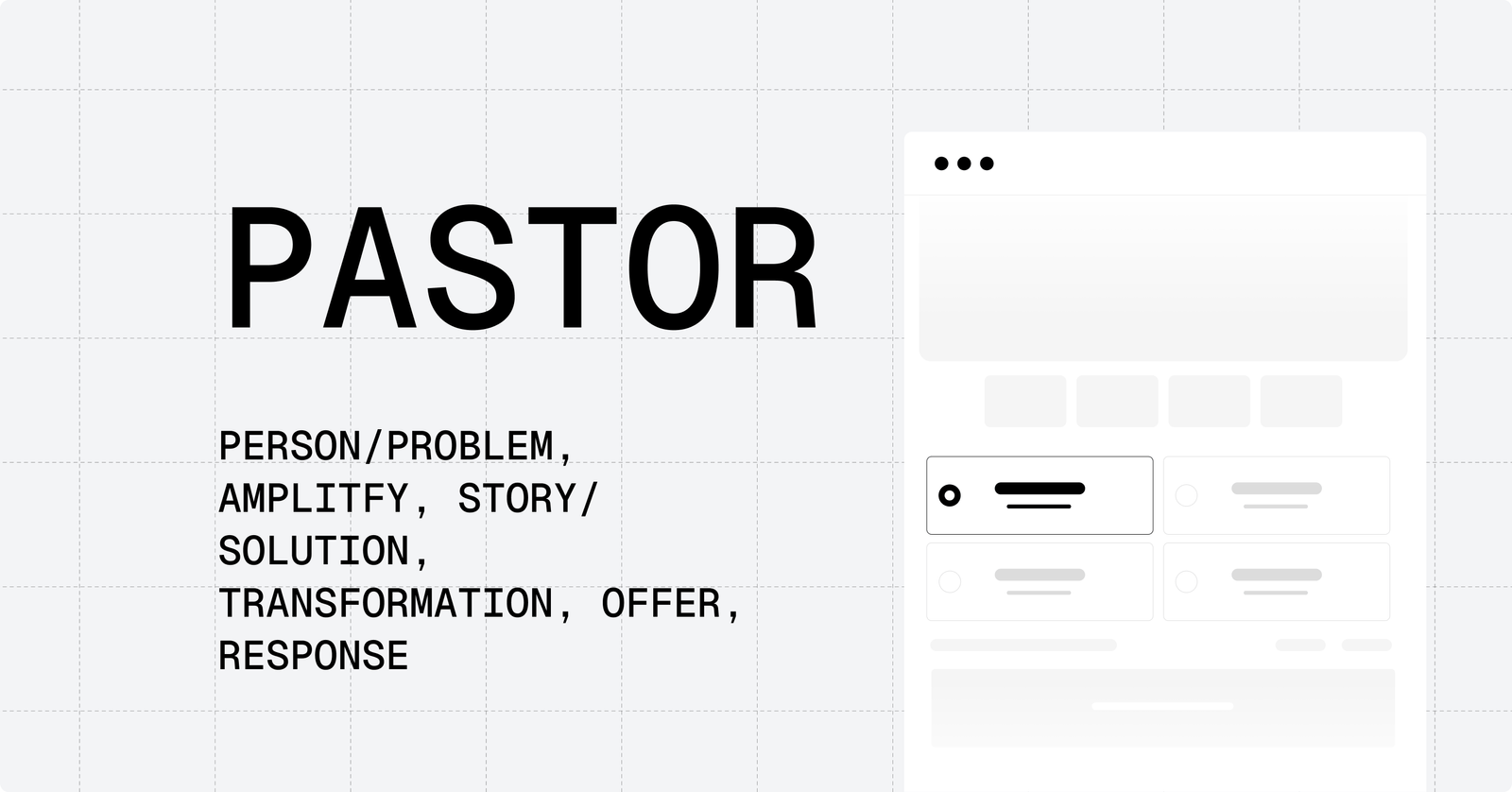 Mastering the PASTOR Framework: Person/Problem, Amplify, Story/Solution ...