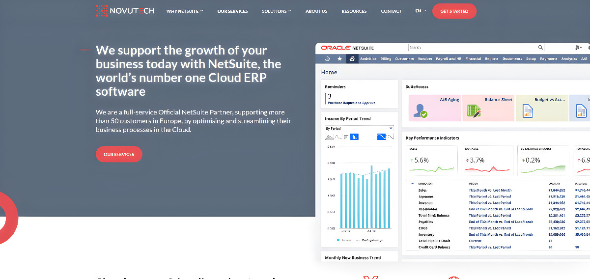 Discover the latest versions of NetSuite ERP | Novutech