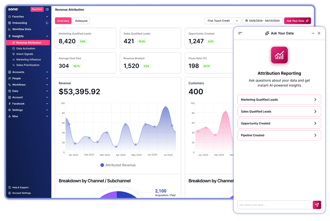 AI Data Analyst for Marketers | Sona Revenue Platform