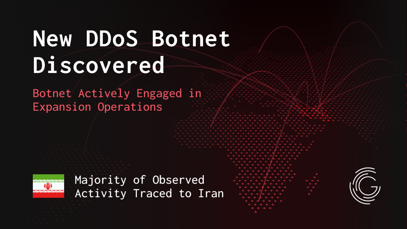 New DDoS Botnet Discovered: Over 30,000 Hacked Devices, Majority of Observed Activity Traced to Iran