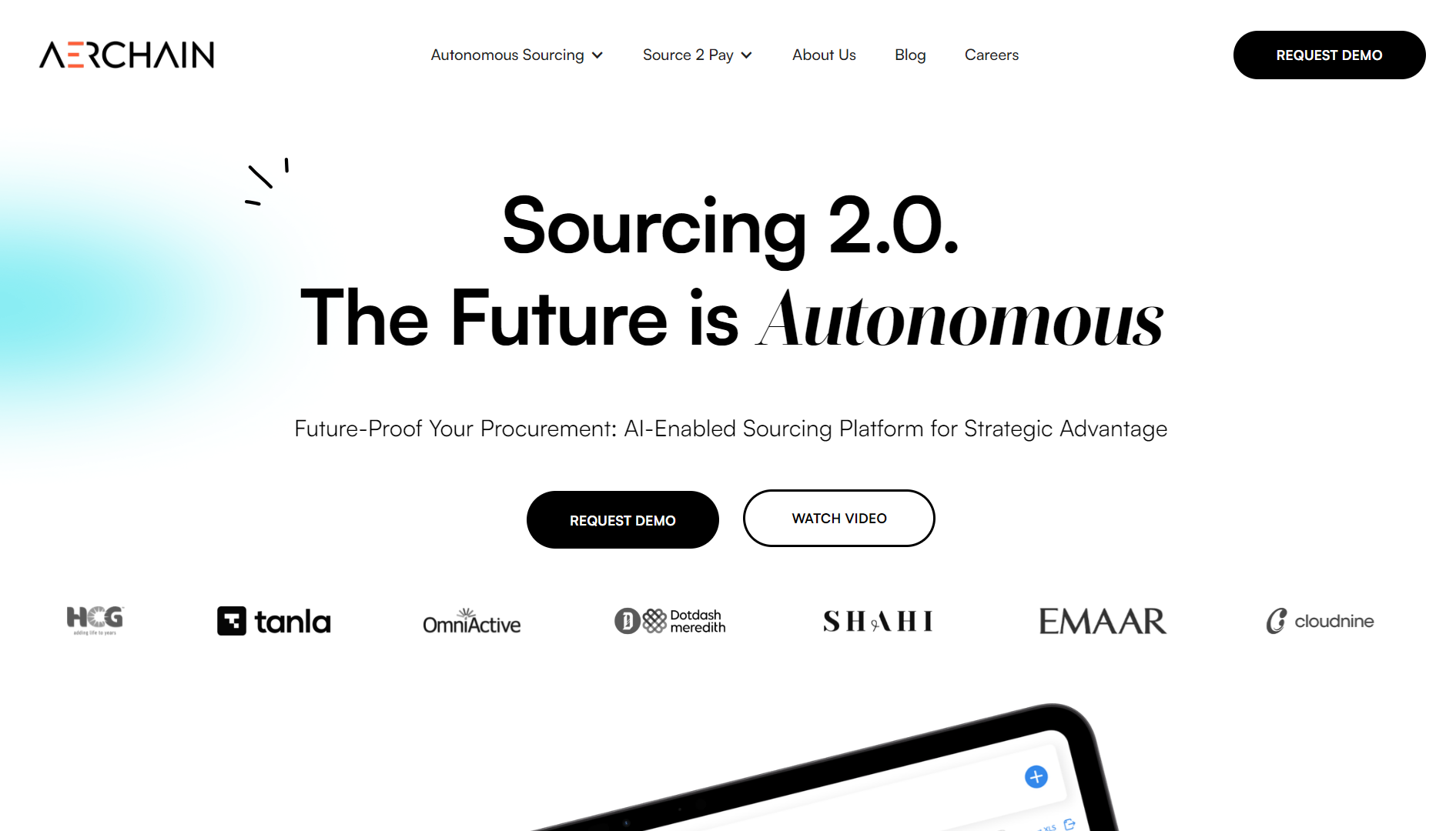 Request Demo | Aerchain | AI-Powered Autonomous Sourcing