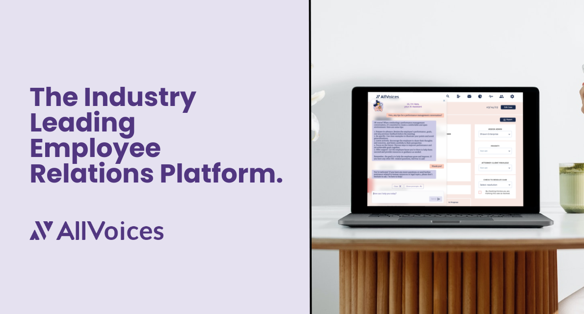 Employee Anonymous Reporting Tool | AllVoices