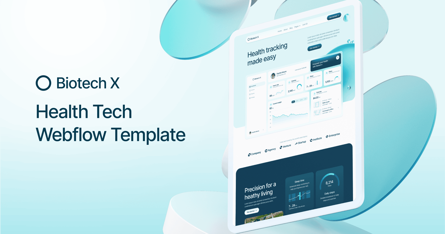 Checkout - Biotech X - Webflow Ecommerce website template
