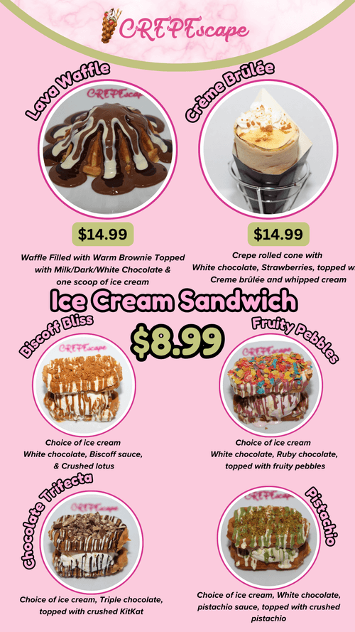 Crepe Escape Ohio | Cleveland's Favorite Dessert Shop!