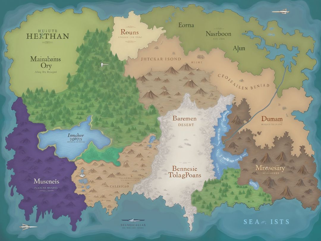 Free Text to Fantasy Map AI Generator | CGDream