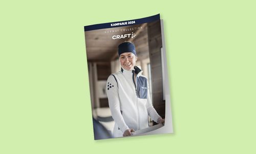 Alle klær og artikler som kan leveres med trykk og logo