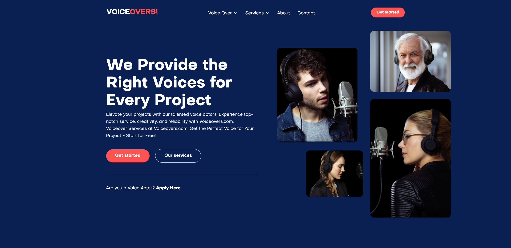 Voiceovers.com - Professional Voice Over Services