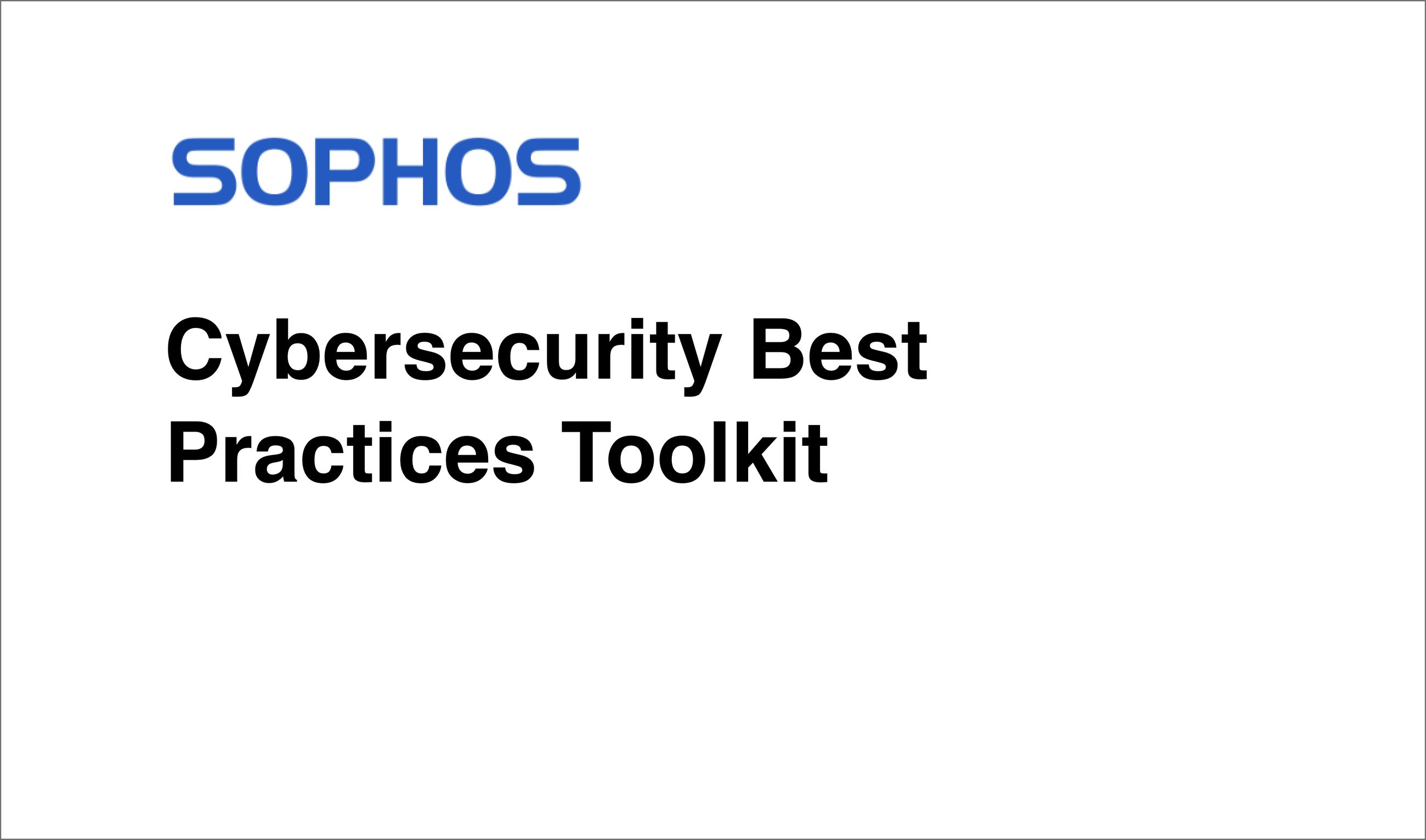 Guide | Cybersecurity Best Practices Toolkit