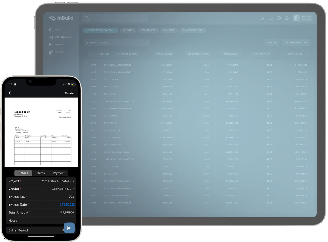 inBuild Credit Card Sync | Track CC Transactions and Link Receipts