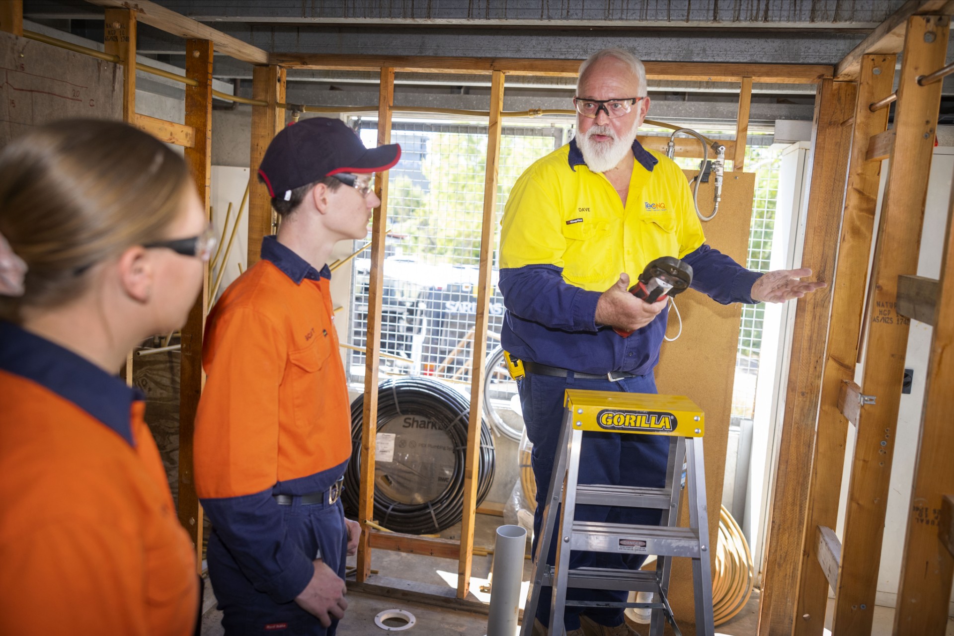 Max Is Laying the Groundwork for a Bright Future with Hilditch Plumbing - Hinchinbrook Life