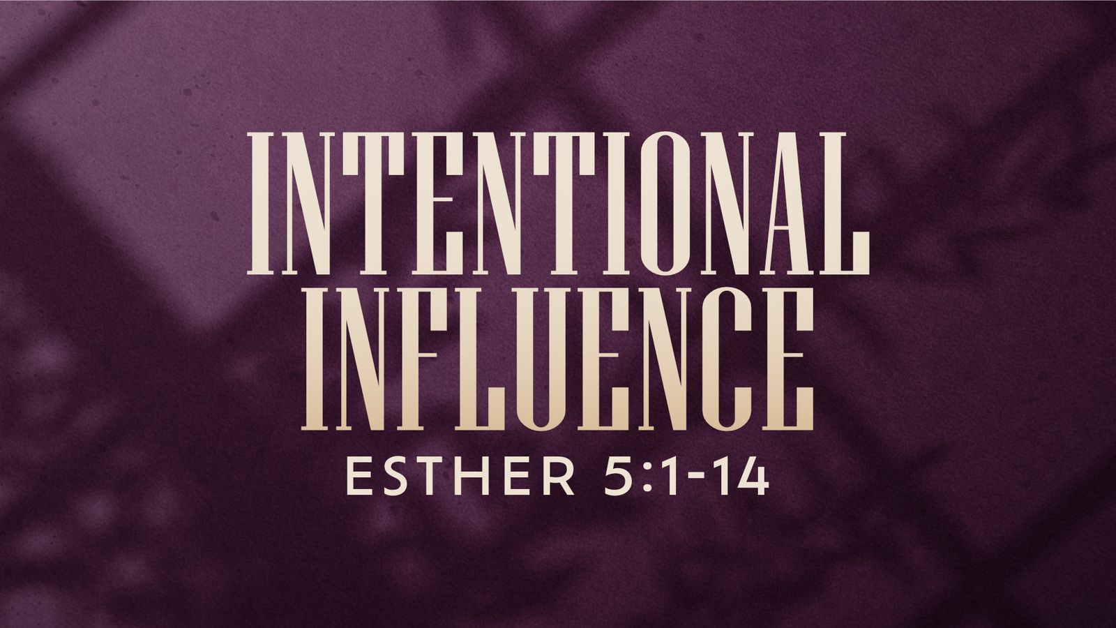 Intentional Influence | Rocky Creek Church