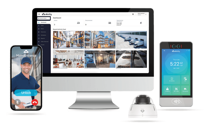 Alocity - Cloud-Based Access Control & AI Video Intercom Platform