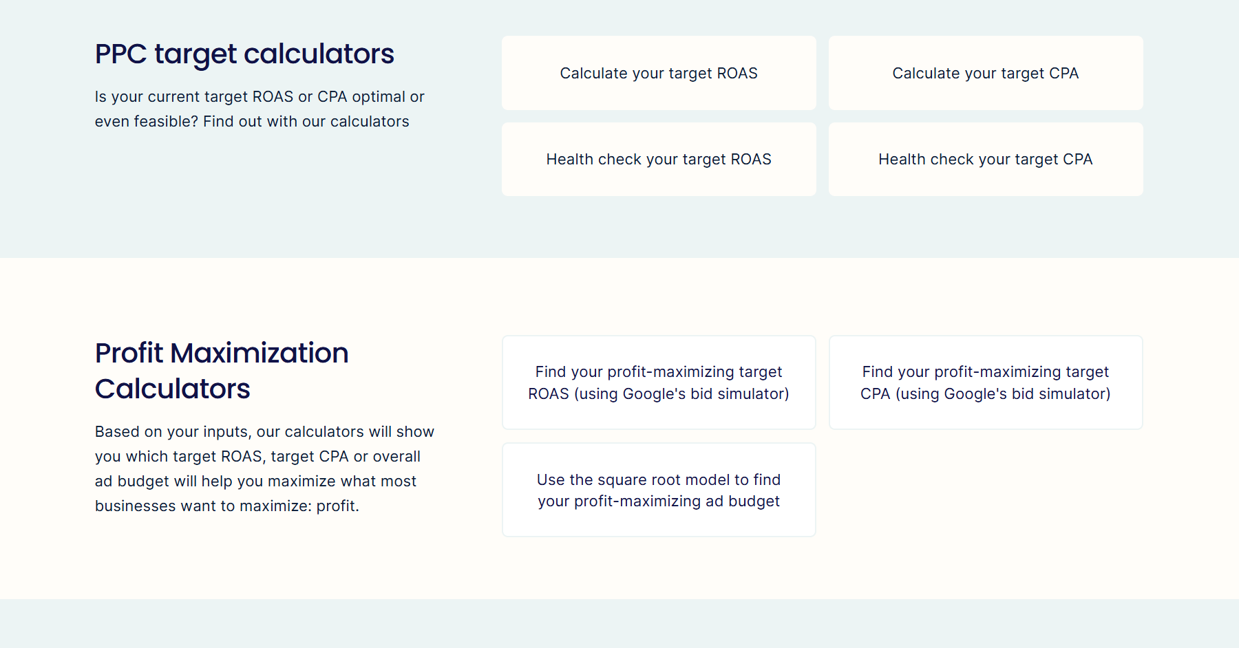 Free PPC Calculators for Google Ads and beyond | TrueClicks