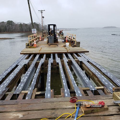 Bridge construction for association bridge | Bourne, MA Marine Construction