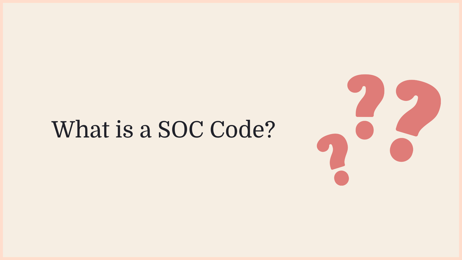 What is an SOC Code? A Complete Guide for UK Employers