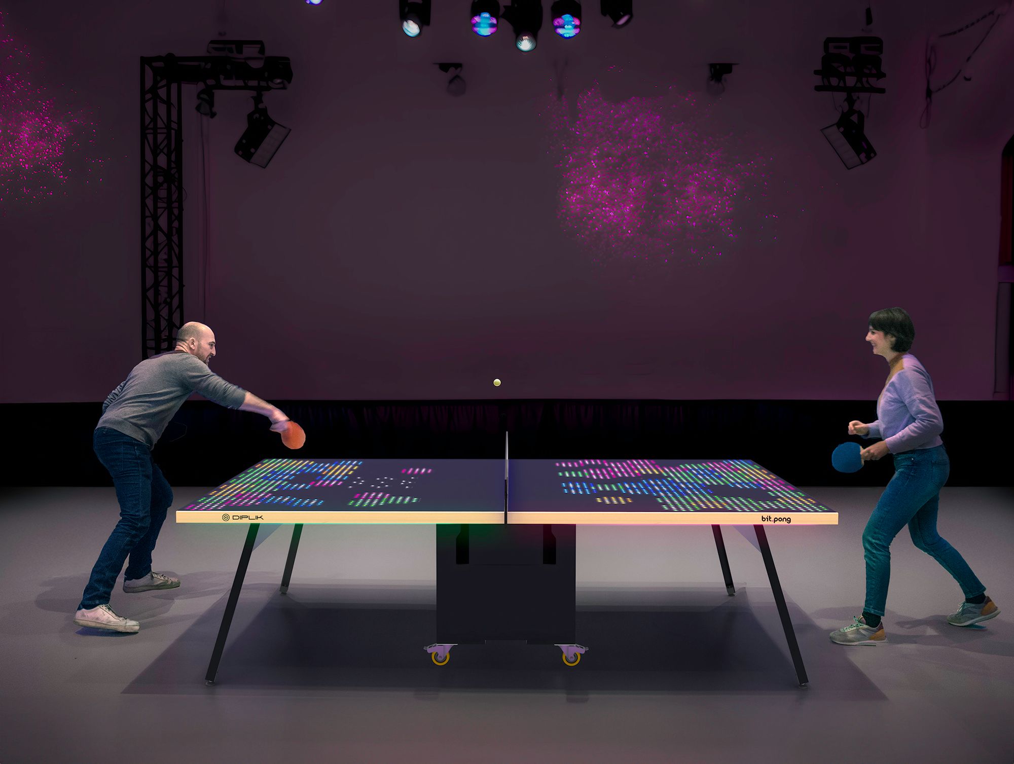 Bit-Pong Interactive Ping-Pong table