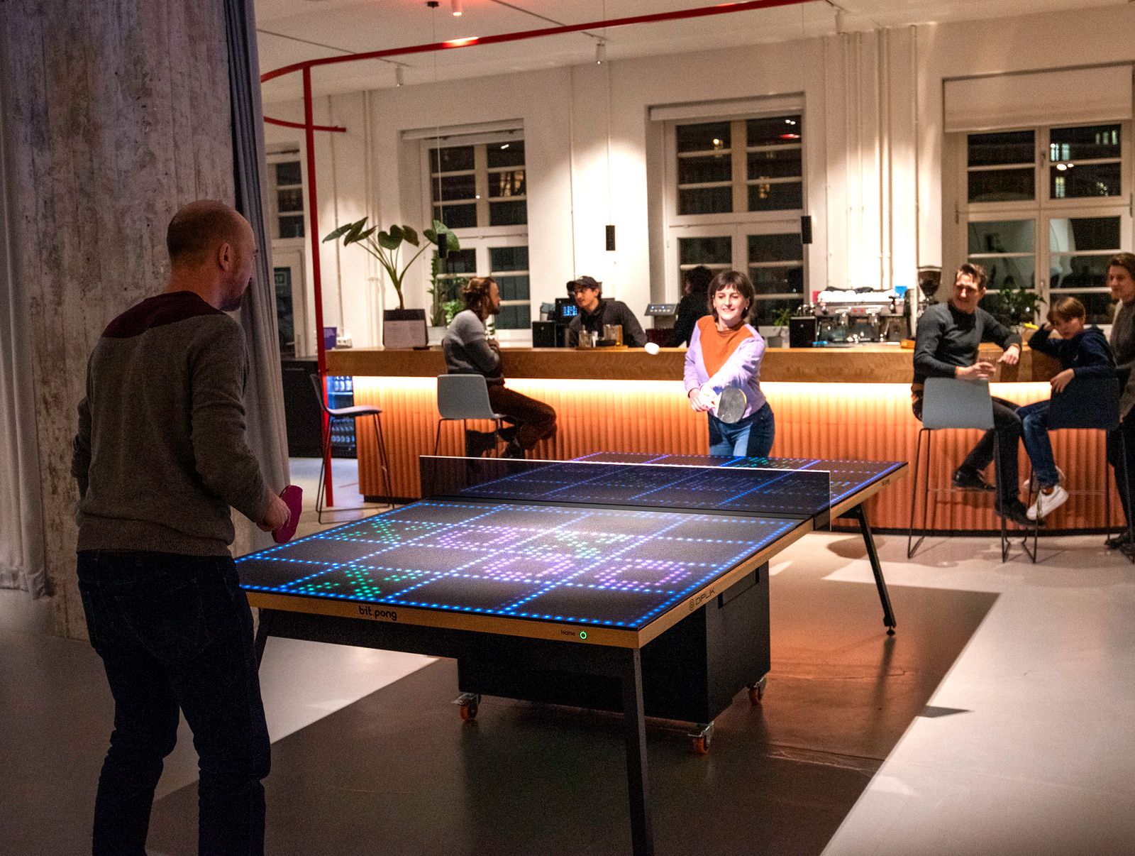 Bit-Pong Interactive Ping-Pong table