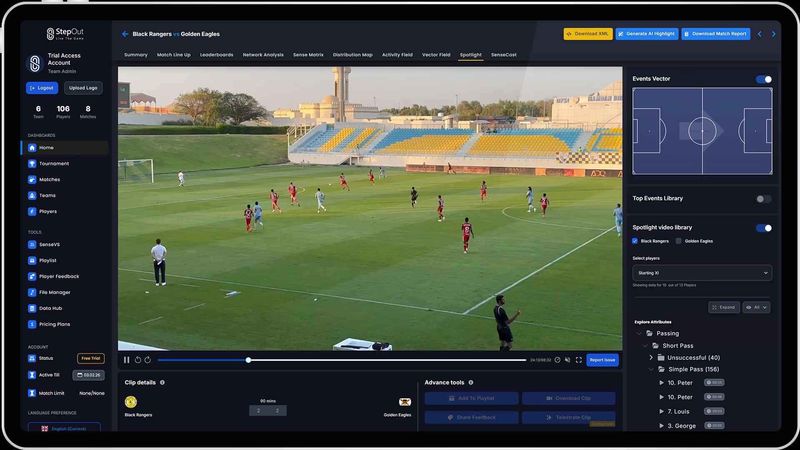 AI Football Performance Analysis | StepOut