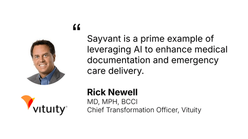 Vituity: AI is Driving Faster Acute Care - Sayvant