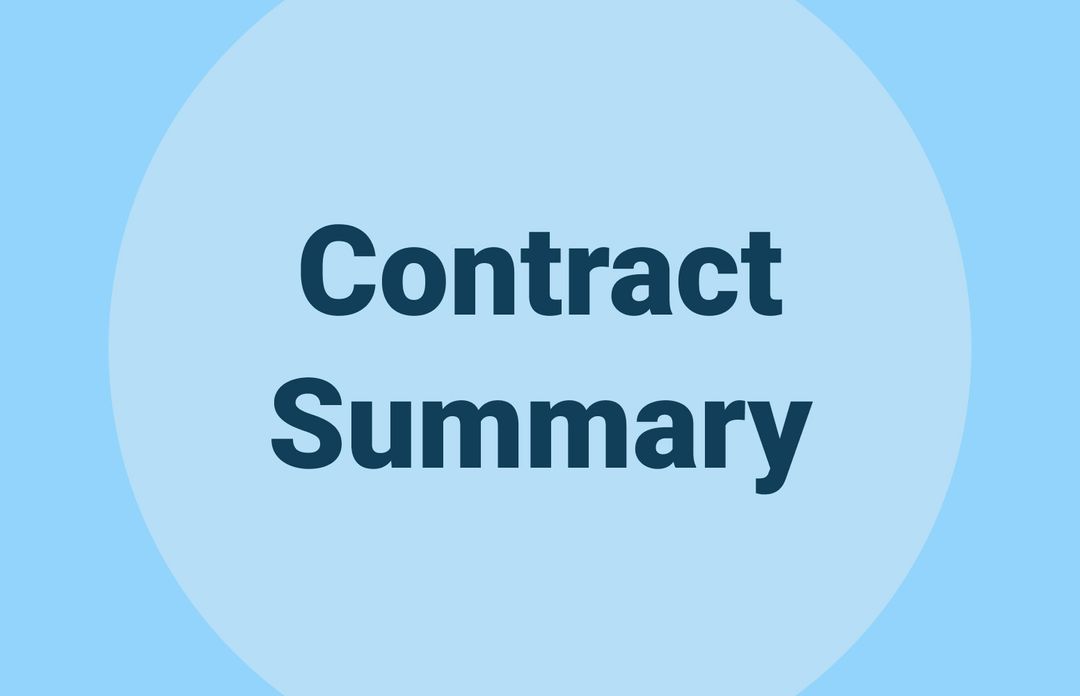 Contract Summary: How to create one on your own and with AI tools