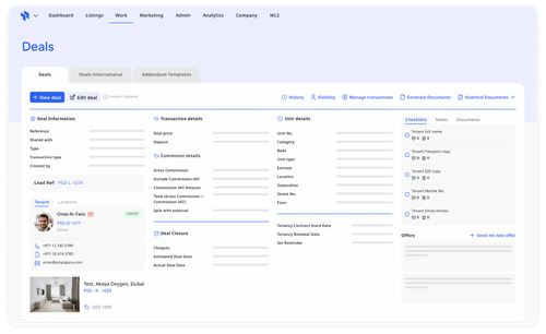 Brokerage and Management Software - Real Estate Broker CRM Software