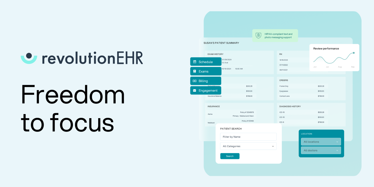Optometry EHR & Practice Management Software | RevolutionEHR