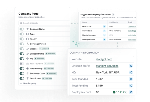 Meridian: The Private Equity CRM | Meridian AI