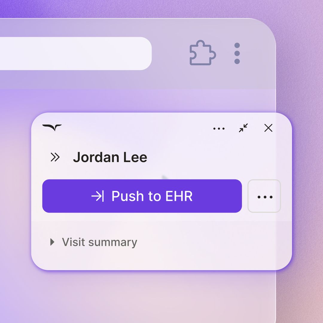 Freed Notes Right In Your EHR — No Integration Needed