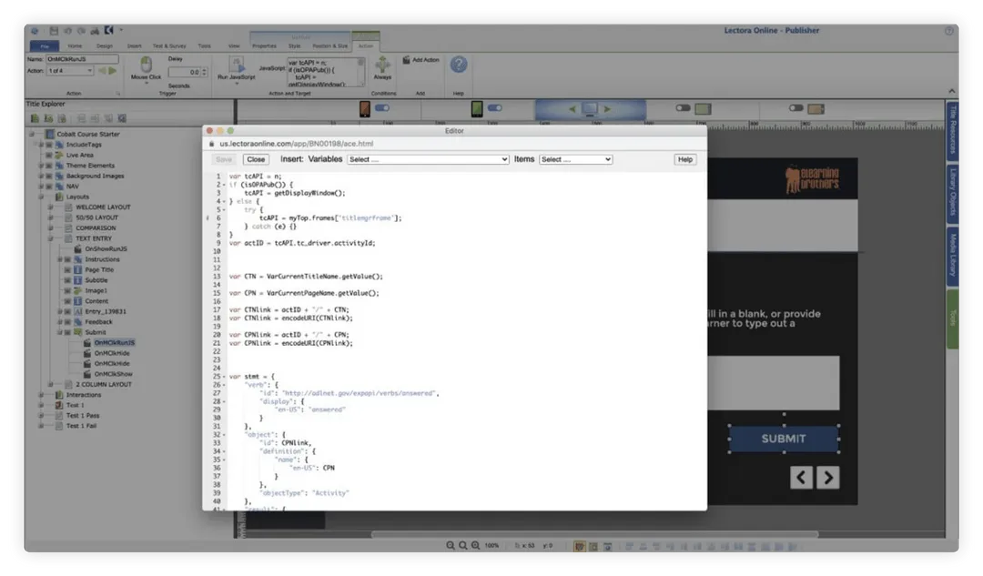 Product Features | Lectora Authoring Tool | ELB Learning