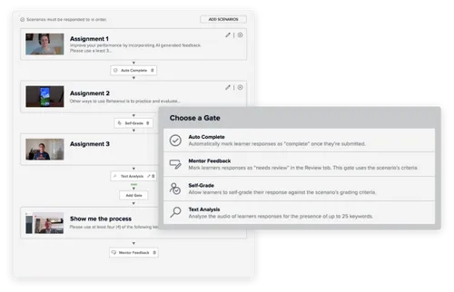 Video Role-Play Training Platform | Rehearsal | ELB Learning