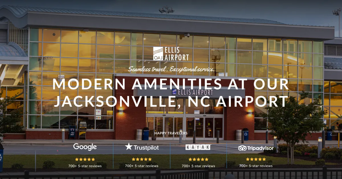 Ammeities Await at Albert J. Ellis Aiport | Fly OAJ | Jacksonville, NC