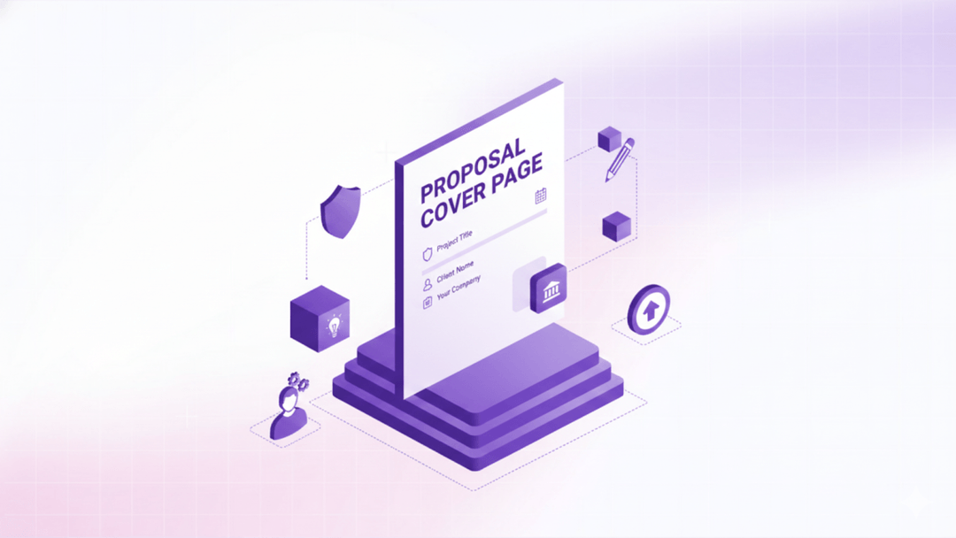How to write a proposal cover page: Best Practices and example