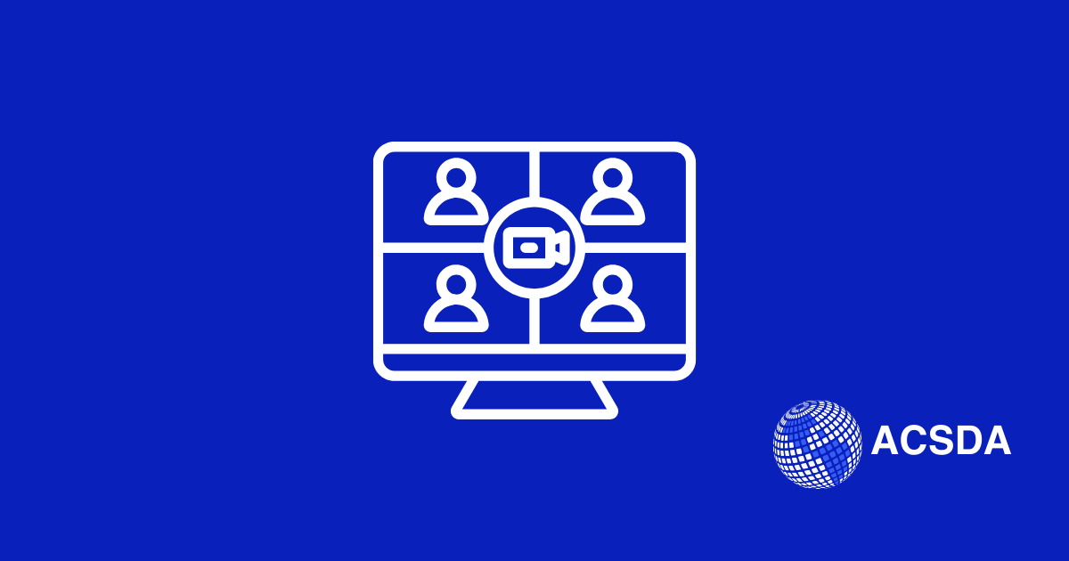 🌐 ACSDA Webinars