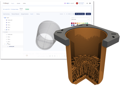 ColdStream - Generative design for thermal engineers