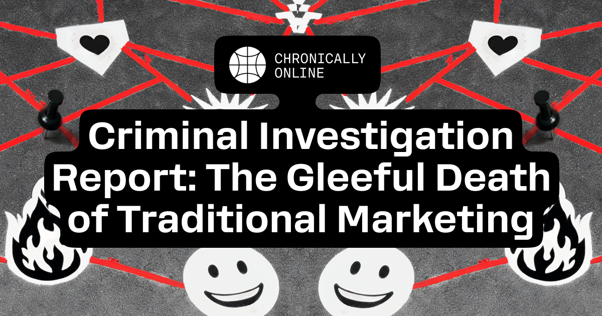 CRIMINAL INVESTIGATION REPORT: THE GLEEFUL DEATH OF TRADITIONAL ...