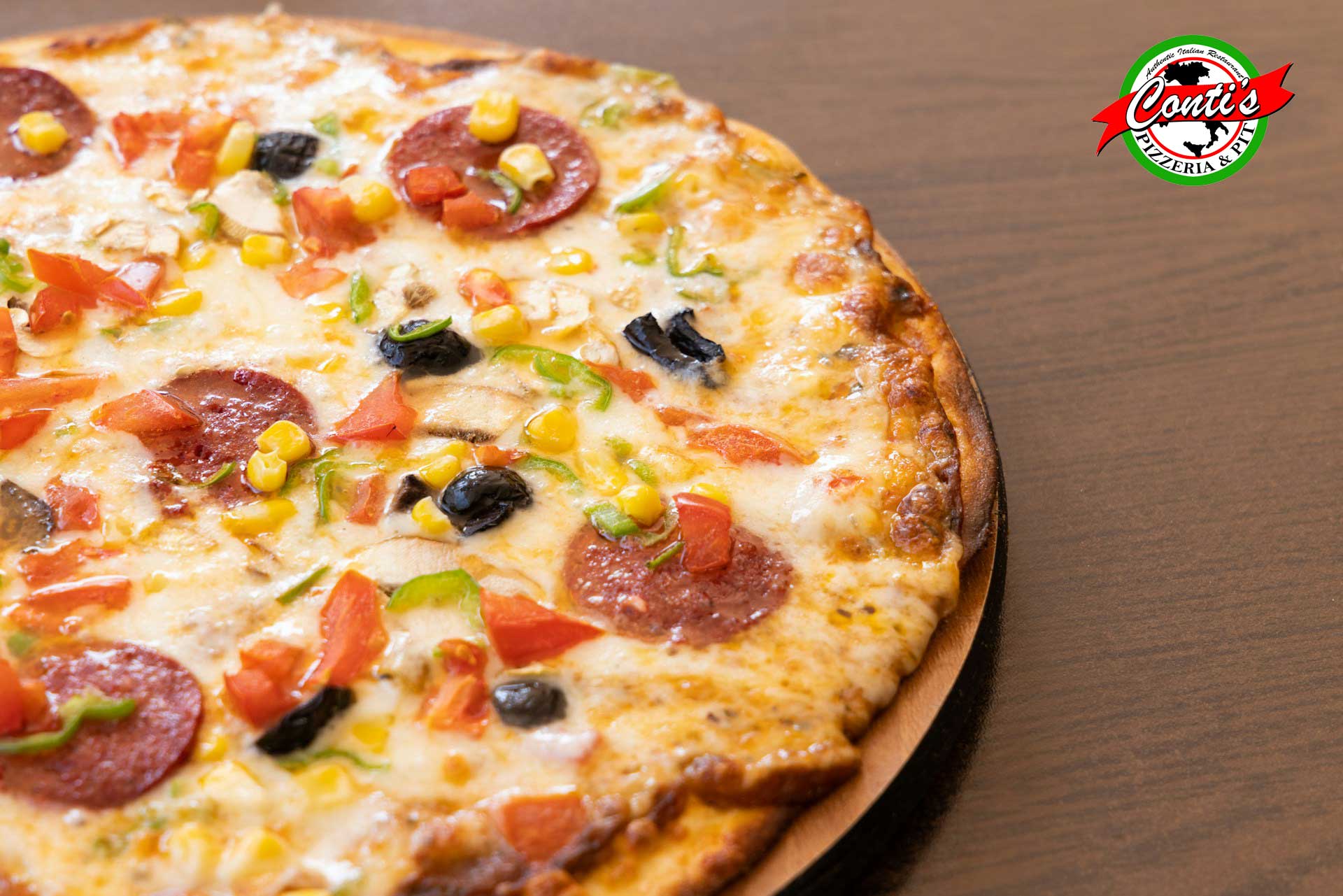 Conti's Pizzeria | Eat, Drink, and Enjoy! Mangia, bevi e divertiti!