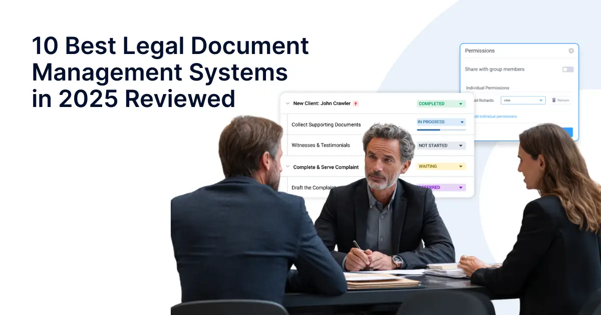 10 Best Legal Document Management Systems in 2026 Reviewed