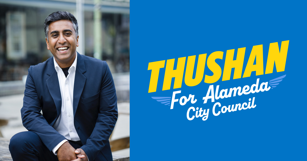 Vote Thushan Amarasiriwardena for Alameda City Council – Nov 5th 2024