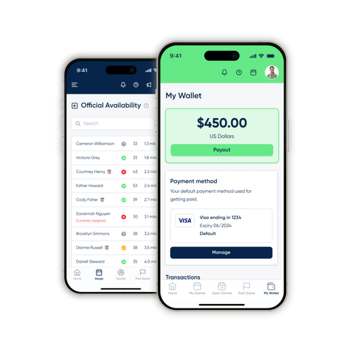 Ref Scheduler | Referee Assignor and Payment Tools • Notch