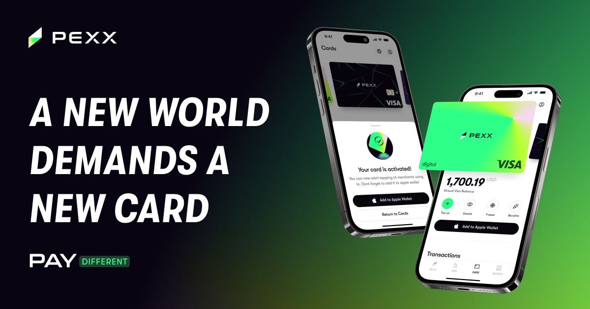 PEXX Card | Spend USD & Stablecoins Worldwide