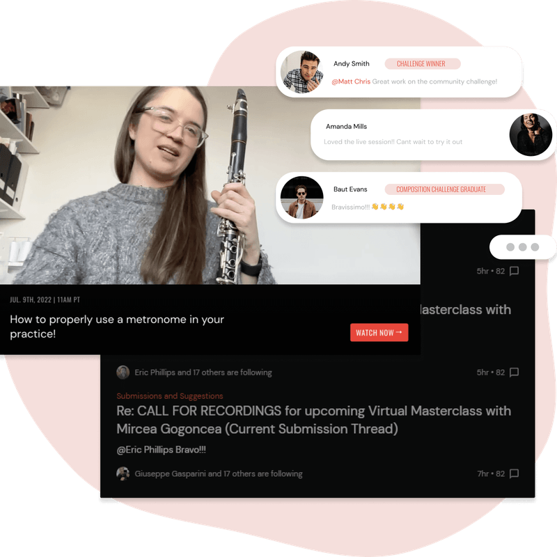 Online Clarinet Lessons, Courses, LIVE Workshops, Community & More ...