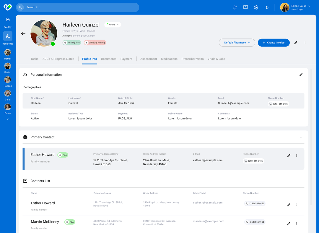 Home | Curenta Assisted Living EMR
