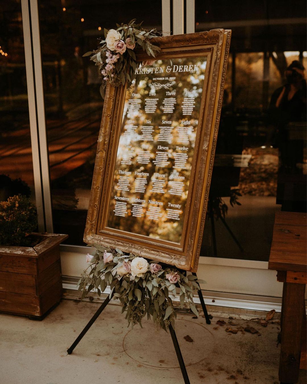 Mirror Table Plan for Wedding | Love Storey Weddings