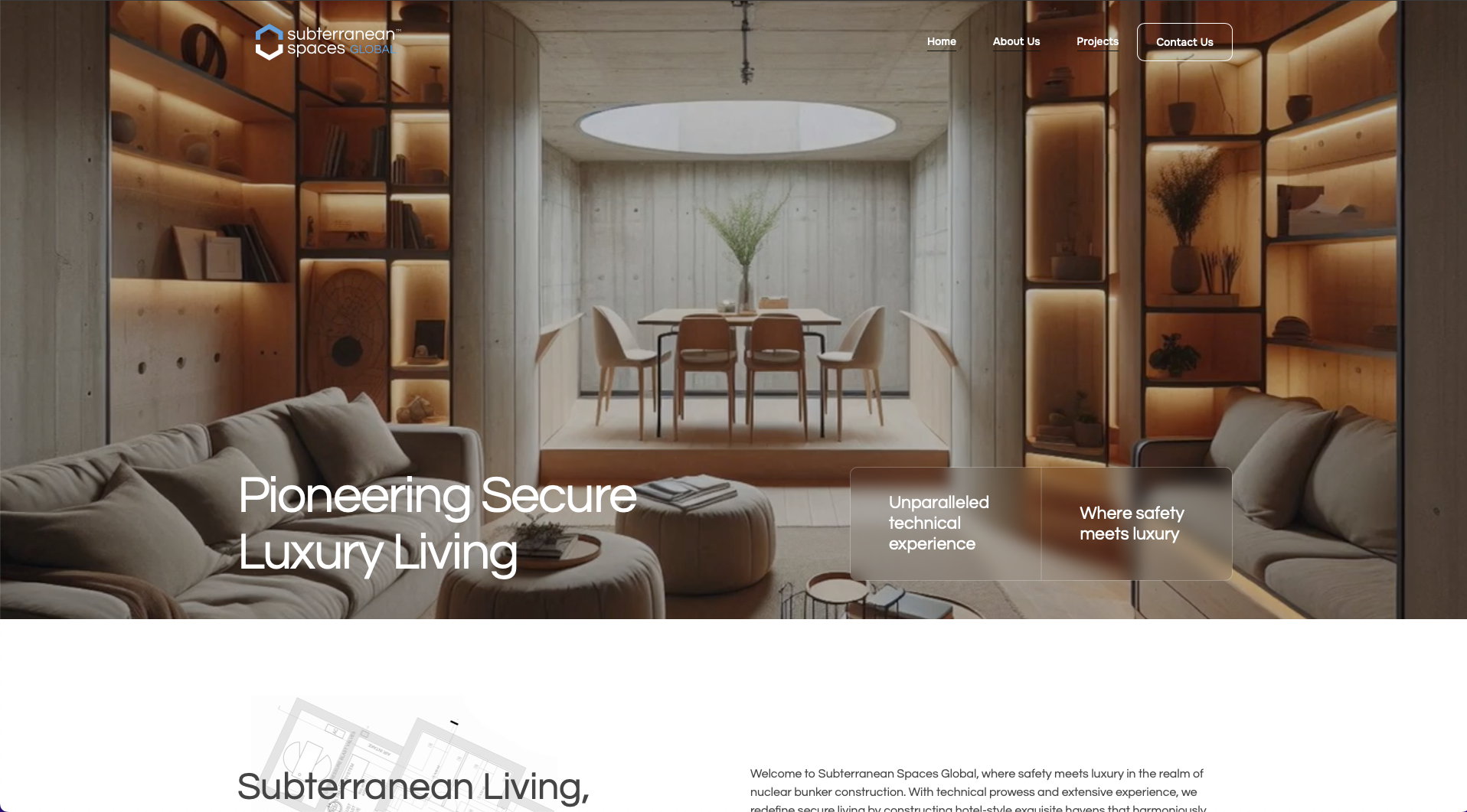 Underground Living Specialists | NBC Bunkers | Subterranean Spaces