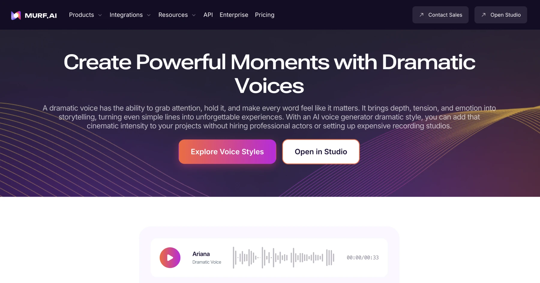 Dramatic AI Voice Generator: Create Intense AI Voices Online
