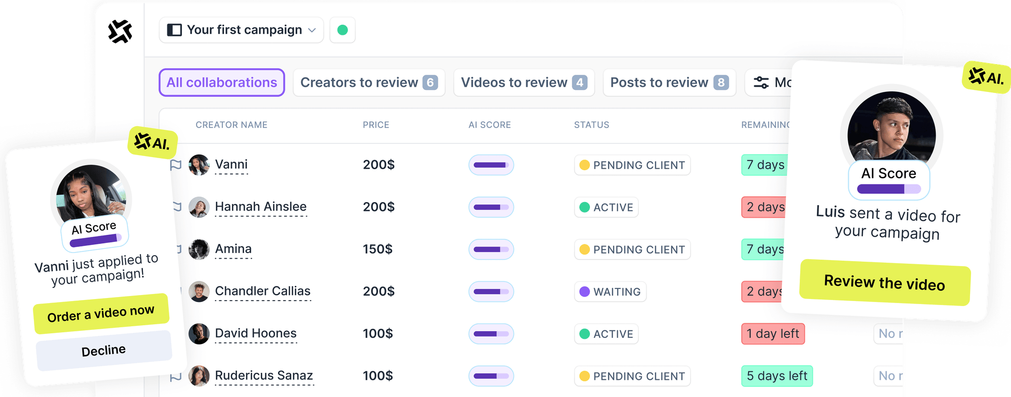 AI-Powered Creator Ads Platform - Creator ads that beat the odds