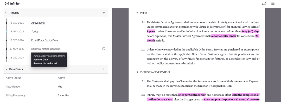 Nomio | Contract Repository Service