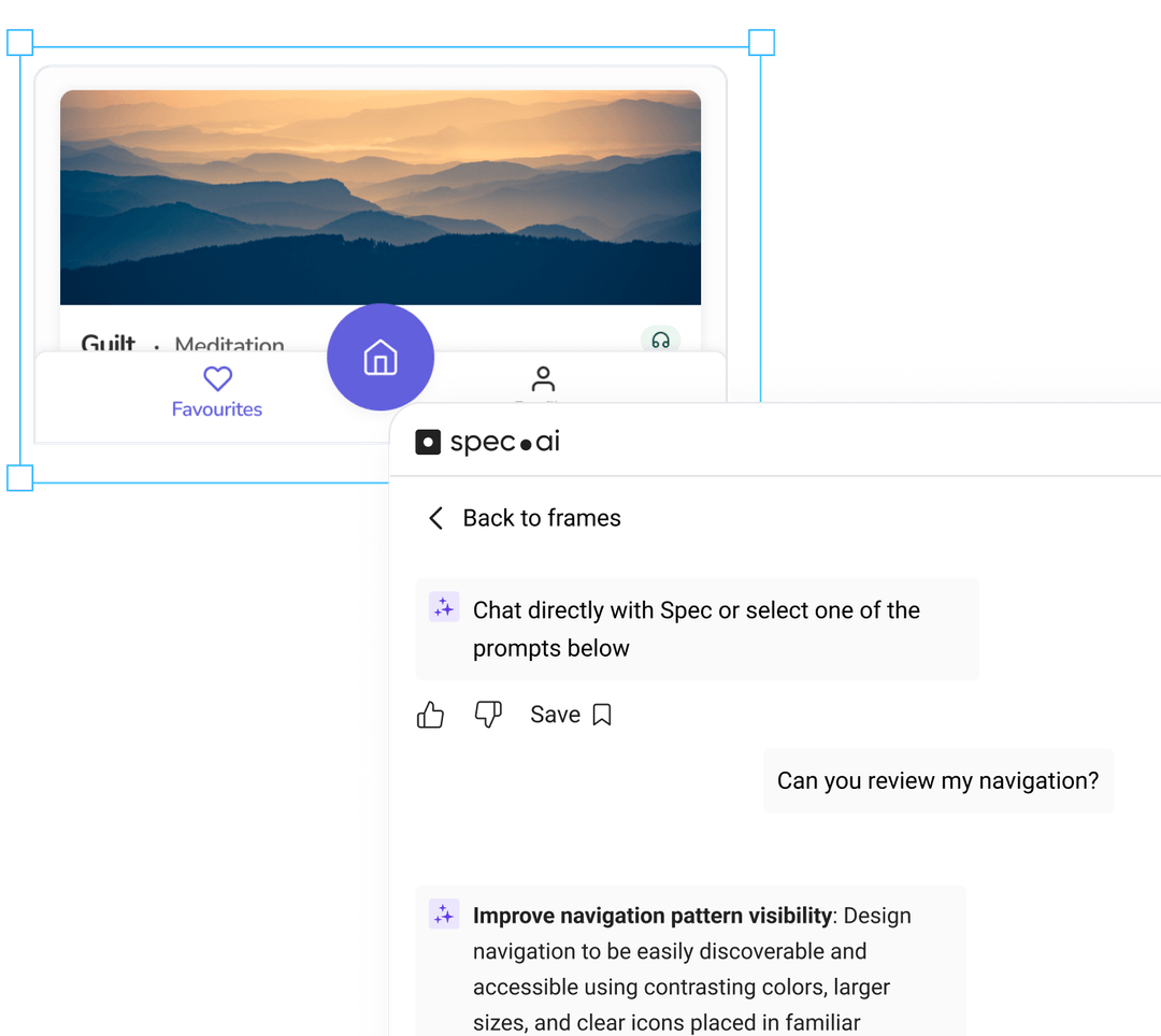 Spec AI - UX/UI Feedback Tool | Figma AI Plugin