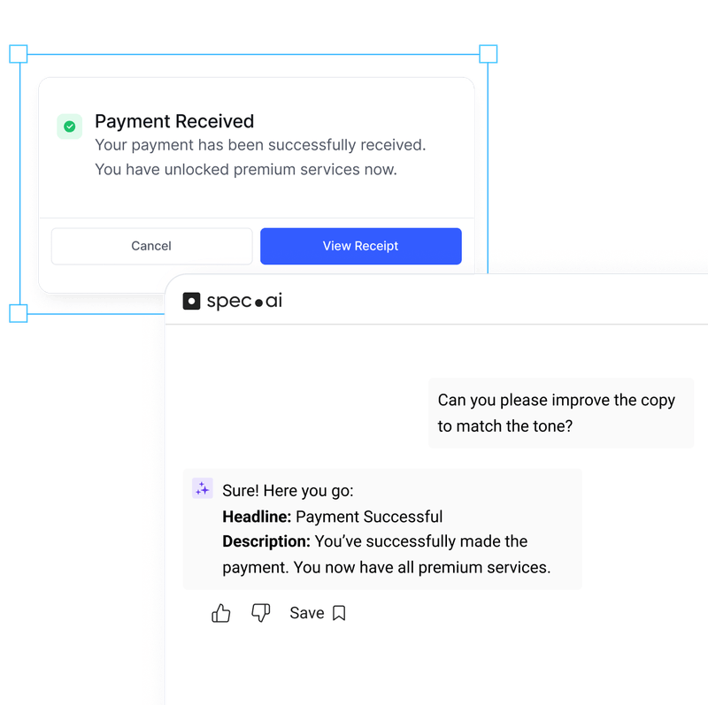Spec AI - UX/UI Feedback Tool | Figma AI Plugin